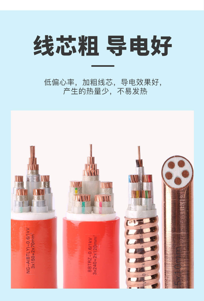 厂家直供纯铜国标防火电缆 NG-A/BTLY矿物质电缆阻燃耐火消防电缆-阿里巴巴