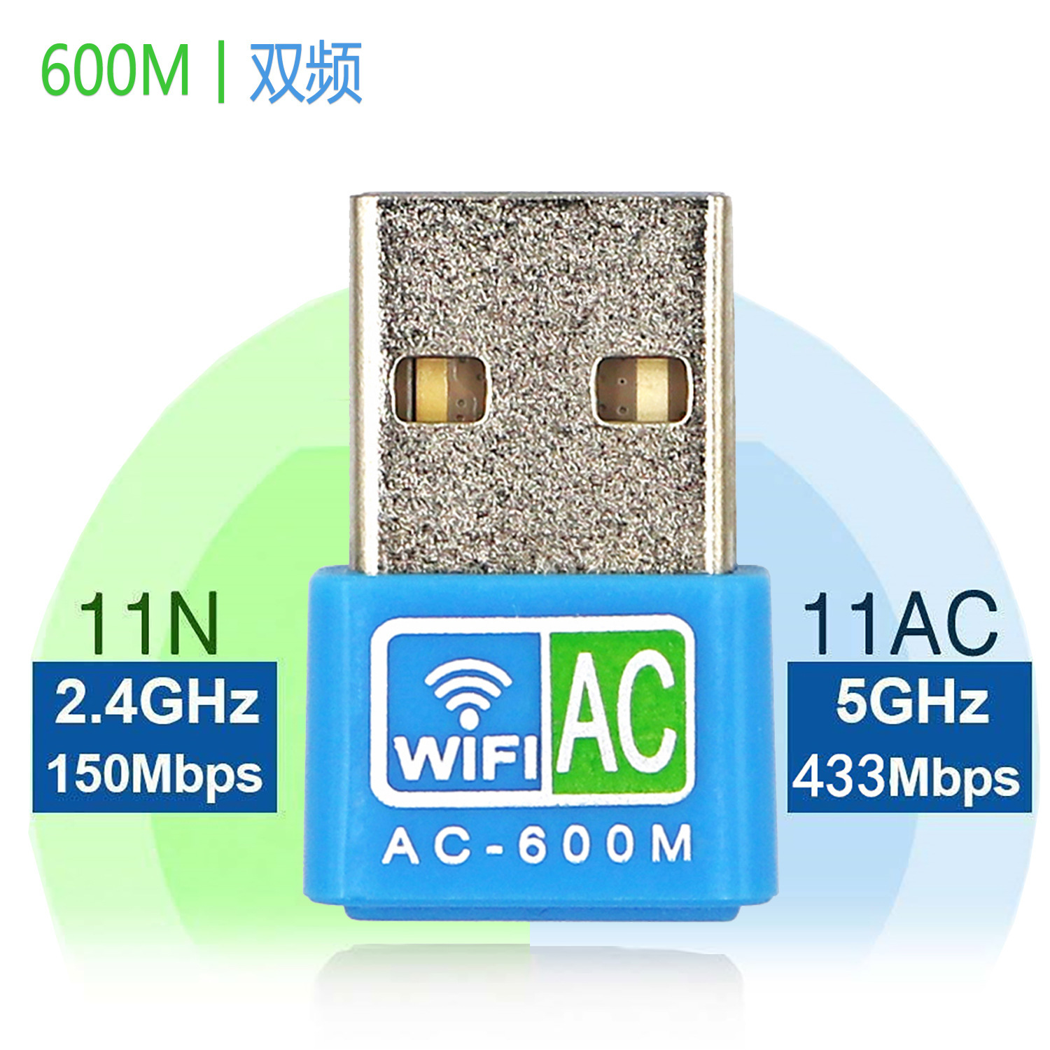 RTL8811CU 600M MINI USB无线网卡 双频USB WiFi-阿里巴巴
