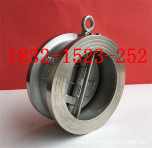 DH77X/H76X-16P不锈钢双瓣式橡胶软密封对夹蝶形止回阀单向逆止阀-阿里巴巴