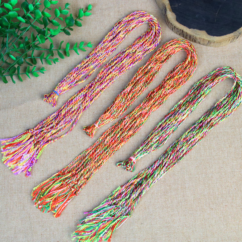 热卖五色线编织端阳彩色手绳饰品男女端午节五彩绳手链赠品小礼品-阿里巴巴