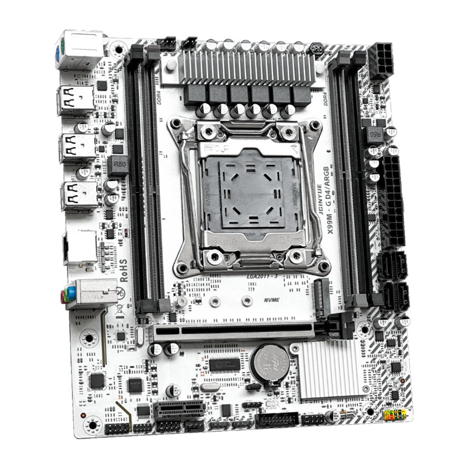 JGINYUE精粤X99 X99M-G ARGB 4*DDR4 台式电脑主板 HM55 chip-阿里巴巴