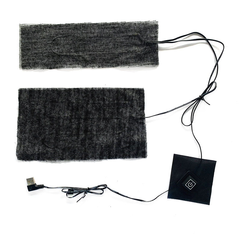 USB carbon fiber heating sheet 5v heating clothes one drag two washable ...