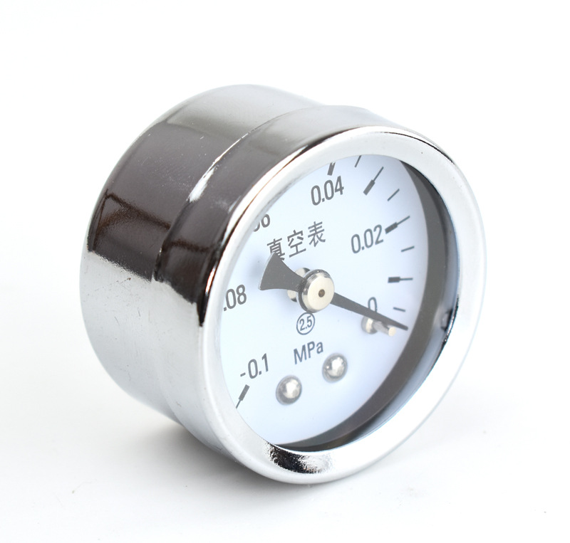 真空负压压力表Y-40Z -0.1MPa 1分银白色气压表外壳铁镀铬-阿里巴巴