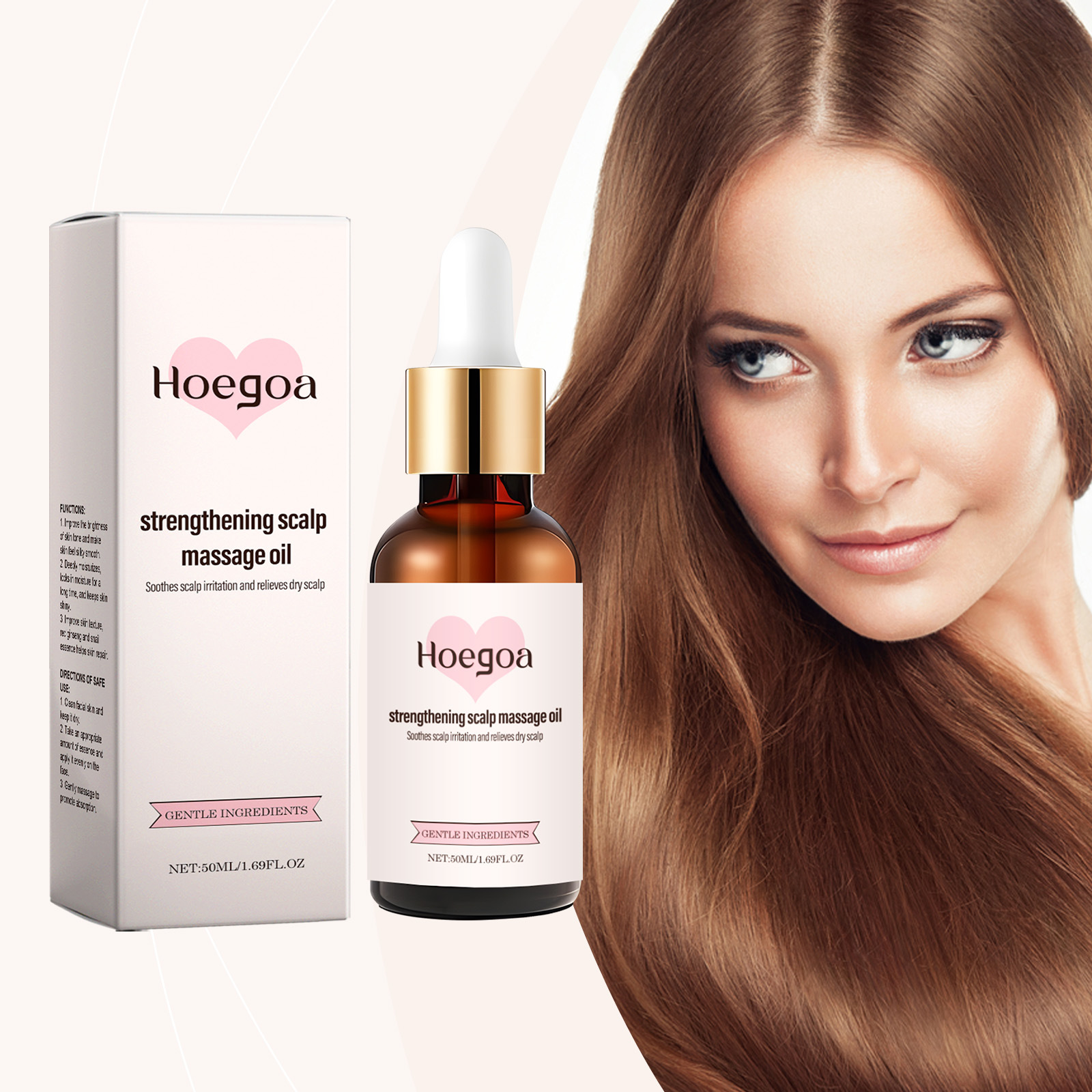 HOEGOA 头皮按摩护理油 滋养舒缓头皮温和秀发亮泽柔顺迷迭香油-阿里巴巴