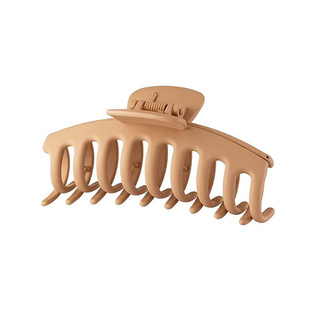 Plastic frosted hair clip keel hair claw set shark clip-阿里巴巴