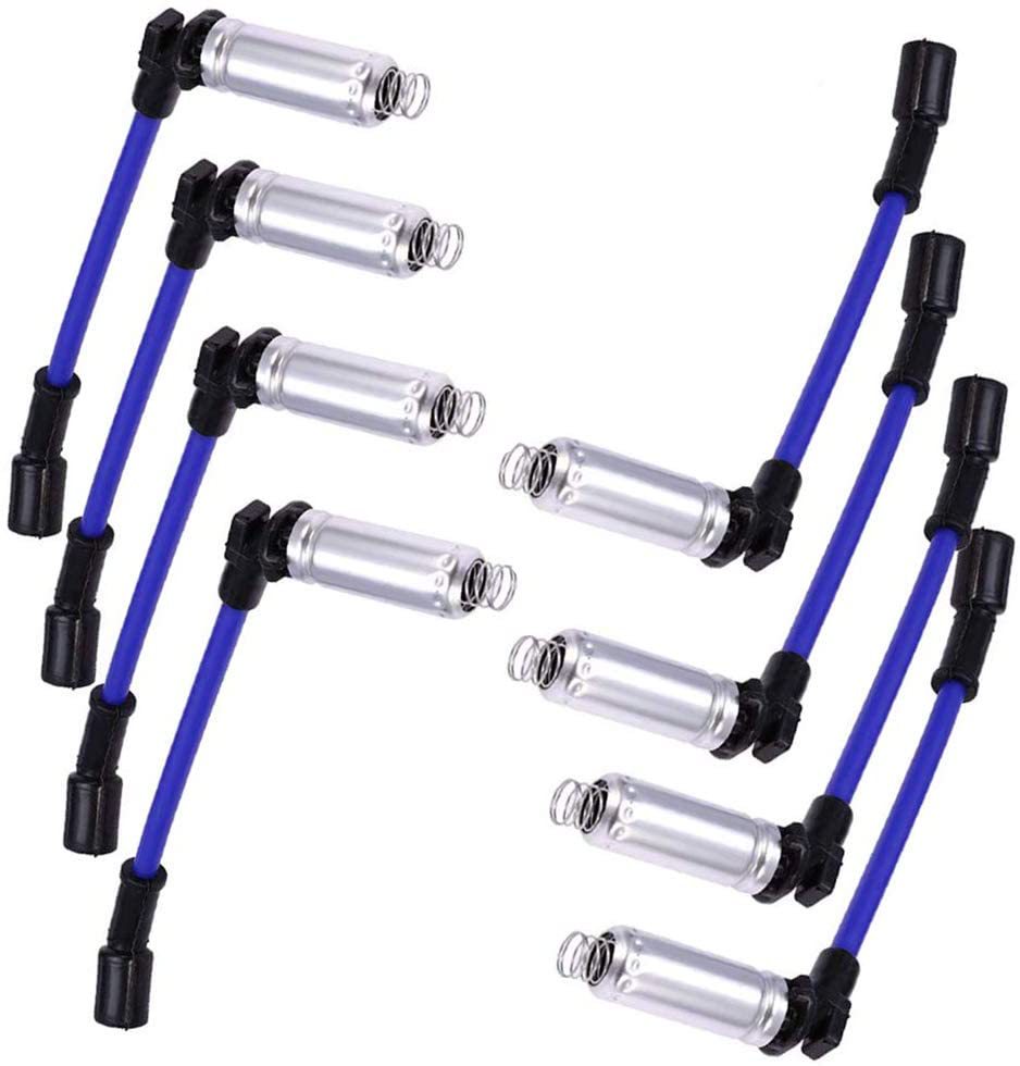 火花塞线束套装蓝线适用于别克GM雪弗兰分火线点火线748GG, 748HH-阿里巴巴