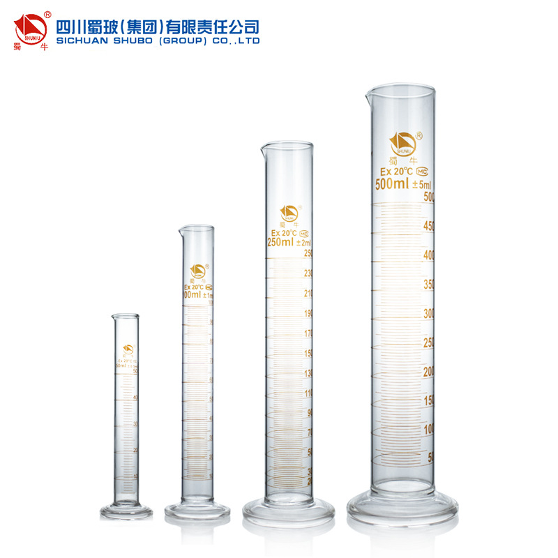 蜀牛玻璃量筒 50-2000ml带刻度耐高温耐酸碱透明高硼硅玻璃量筒-阿里巴巴