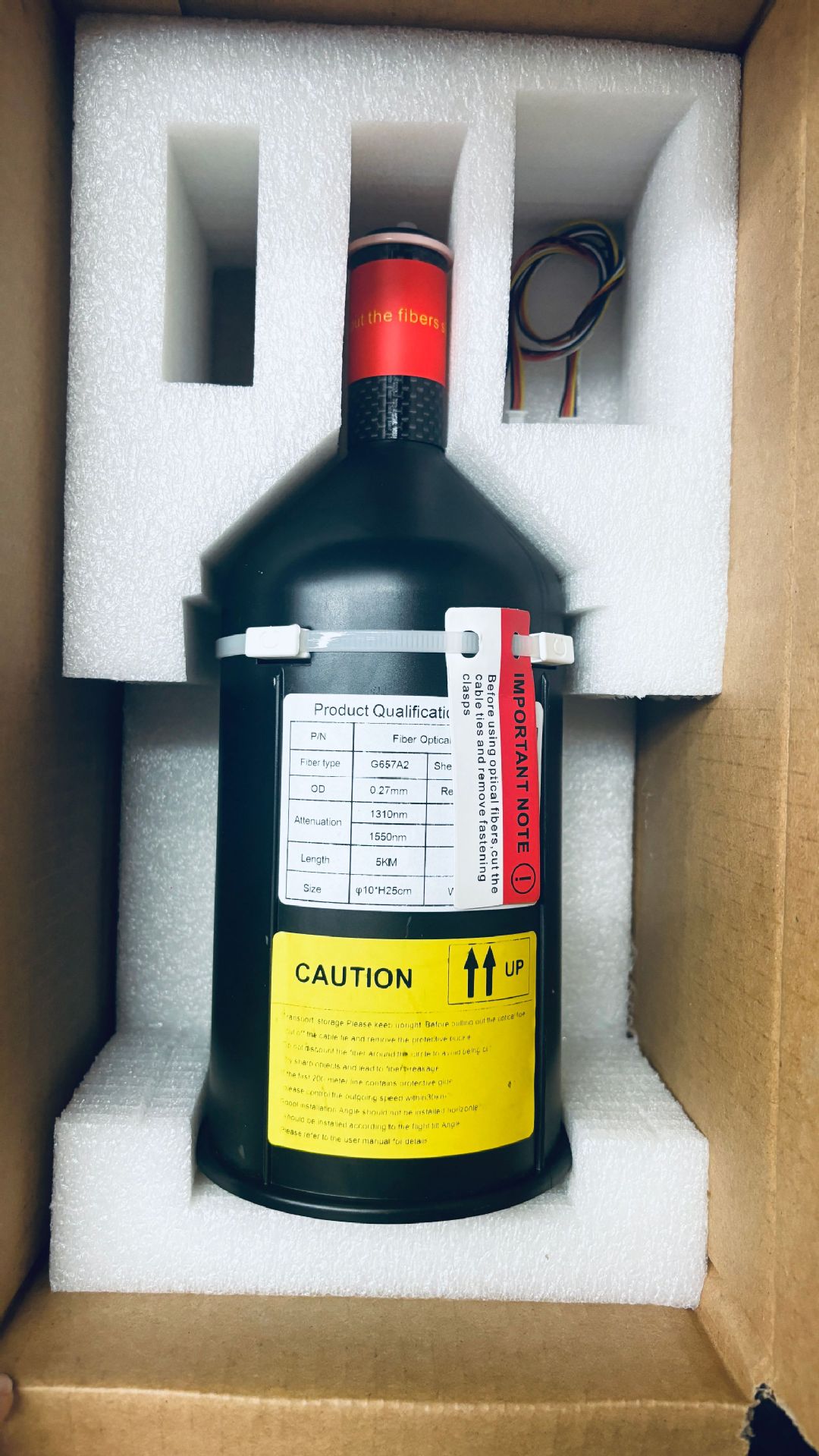 无人机光纤桶FPV 穿越机光纤图传模块 抗干扰 5KM 10KM 光纤筒-阿里巴巴