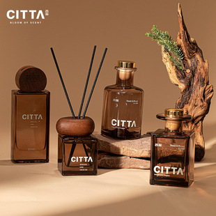CITTA西苔大地系列美拉德色系无火藤条香薰家用室内香氛伴手礼-阿里巴巴