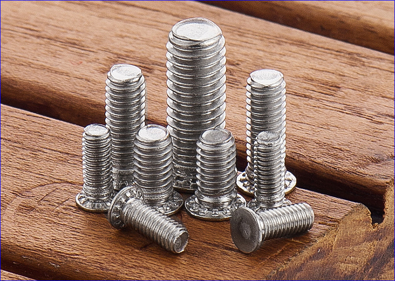 304不锈钢压铆螺丝压铆螺钉压板螺丝钉平头压铆螺栓M3/M6/M8/FHS-阿里巴巴