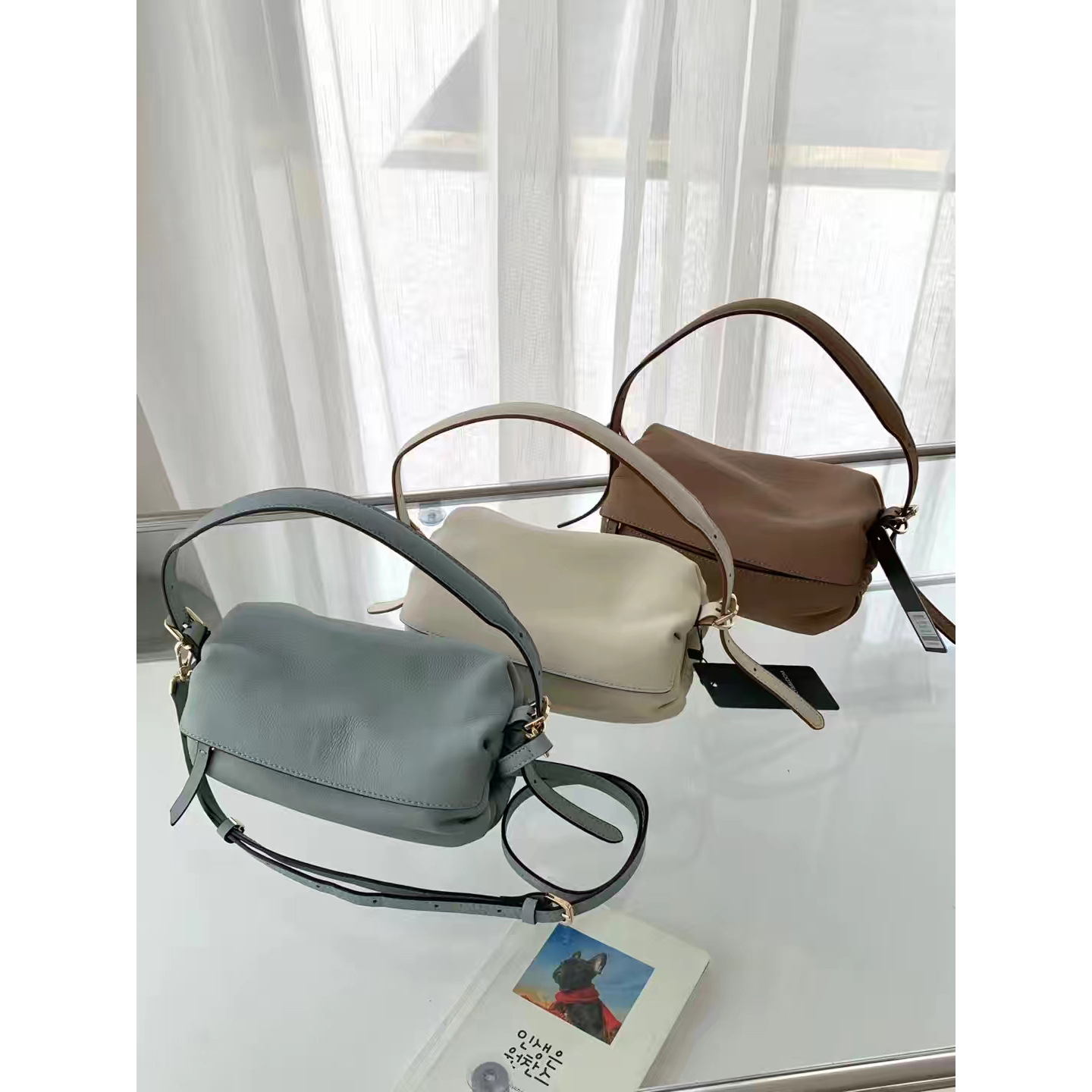 2024春夏新款EVOLY&BLOOM 韩风流行清新百搭圆筒形枕头包斜跨包包-阿里巴巴