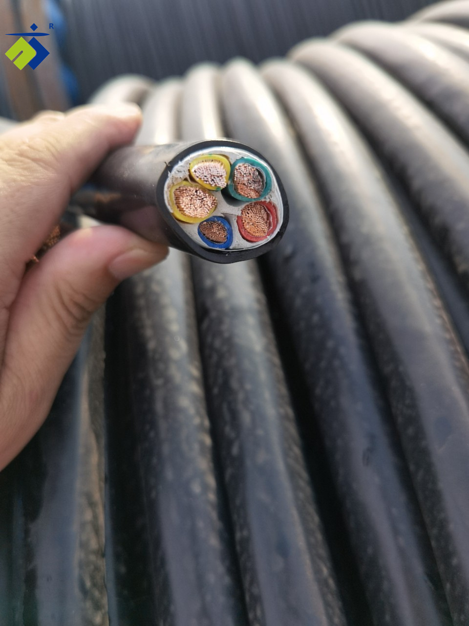 ZRVVR软铜3/4/5*6+1/2芯阻燃塑力RVVZ6+2平方YJVR5*6三相五线电缆-阿里巴巴