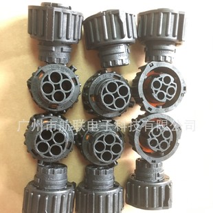 TE/AMP/TYCO 1-965569-1正品 1-967402-2 4孔4芯4位4P黑色插头-阿里巴巴