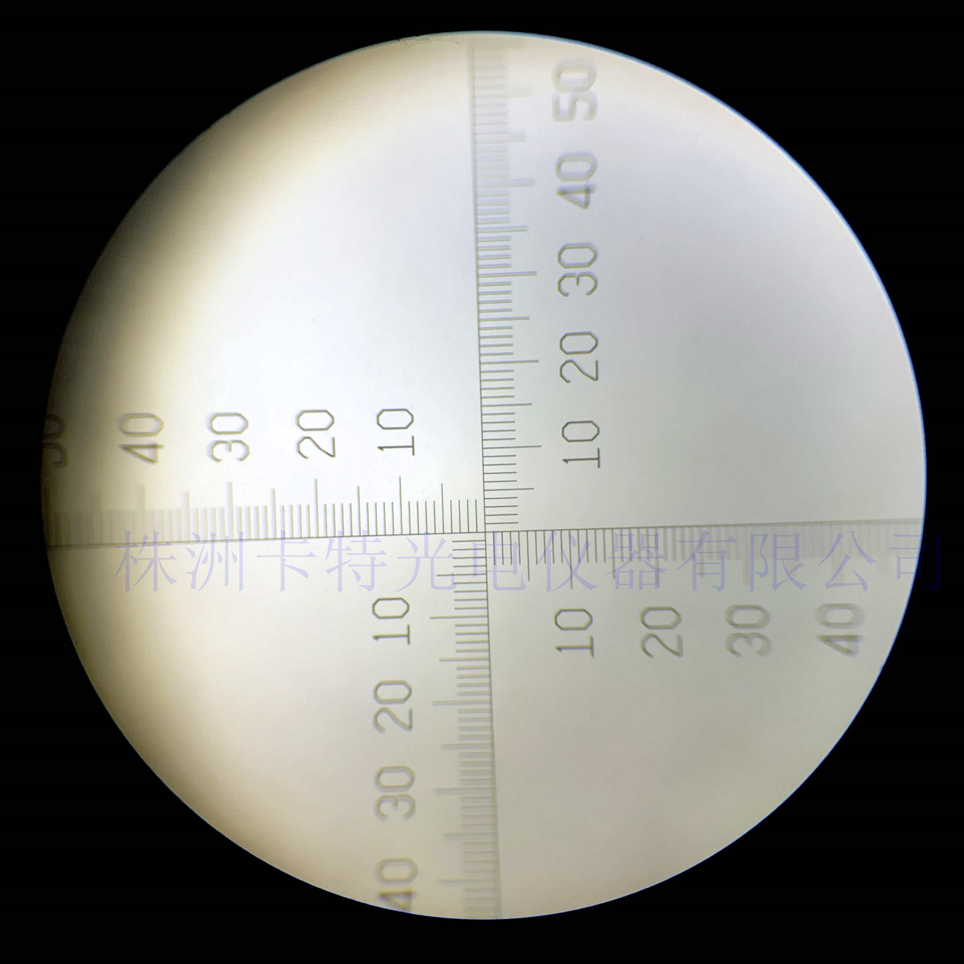 CAT943 显微镜物镜测微尺 十字标尺 分划板 0.05mm刻度 测微标尺-阿里巴巴