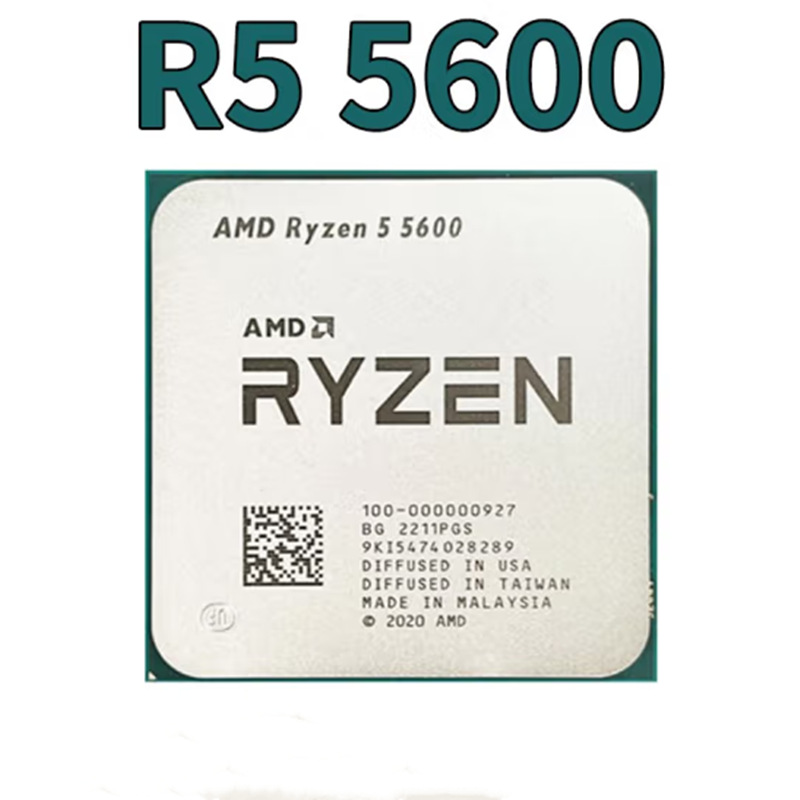 AMD R5 5600散片AM4六核十二线程台式机电脑CPU散片适用b650x670e-阿里巴巴