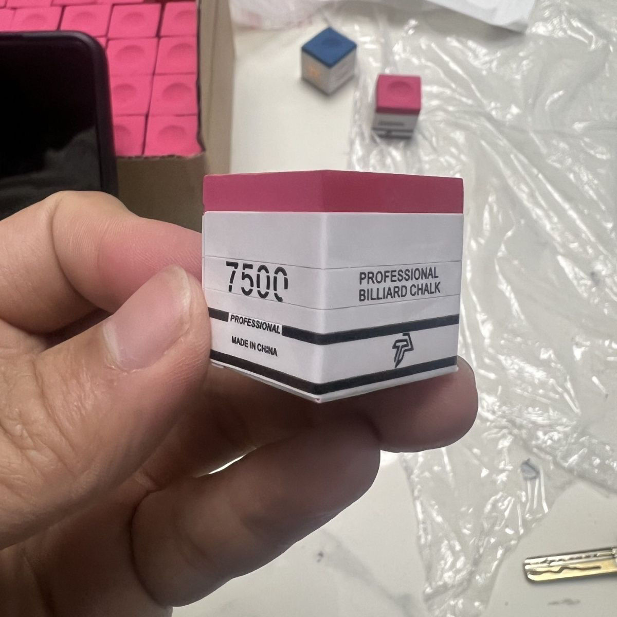 新品巧克粉斯克单颗职业中式油性干性球杆巧粉台球平替-阿里巴巴