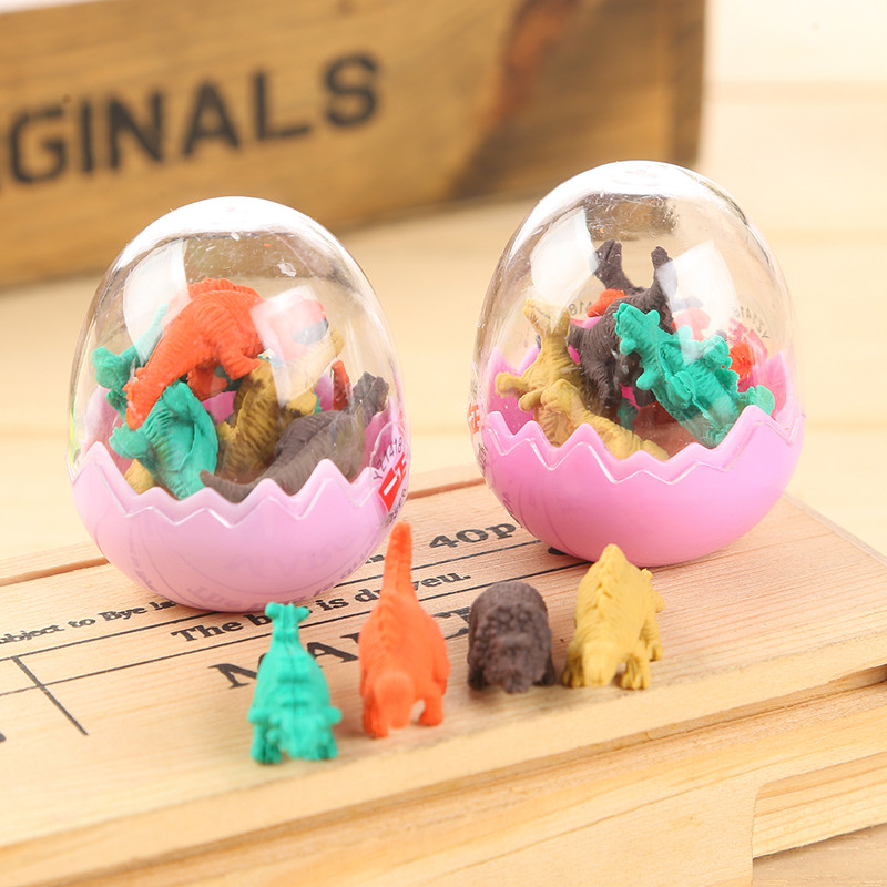 Dinosaur Egg Eraser Cartoon Primary School Student Prizes Children's Birthday Gift Creative ...