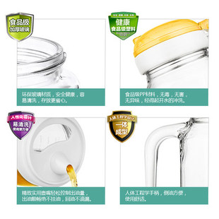 CSF91000ml大号加厚玻璃防漏油壶酱油瓶醋瓶厨房定量控油瓶-阿里巴巴