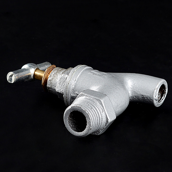 Indoor and outdoor copper-plated iron core slow-opening cold faucet ...