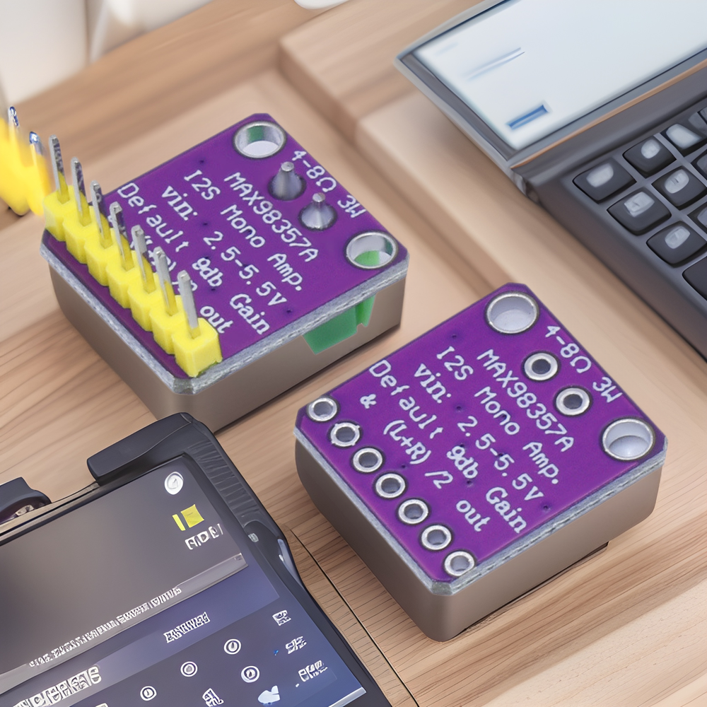 MAX98357 I2S audio amplifier module filterless Class D amplification ...